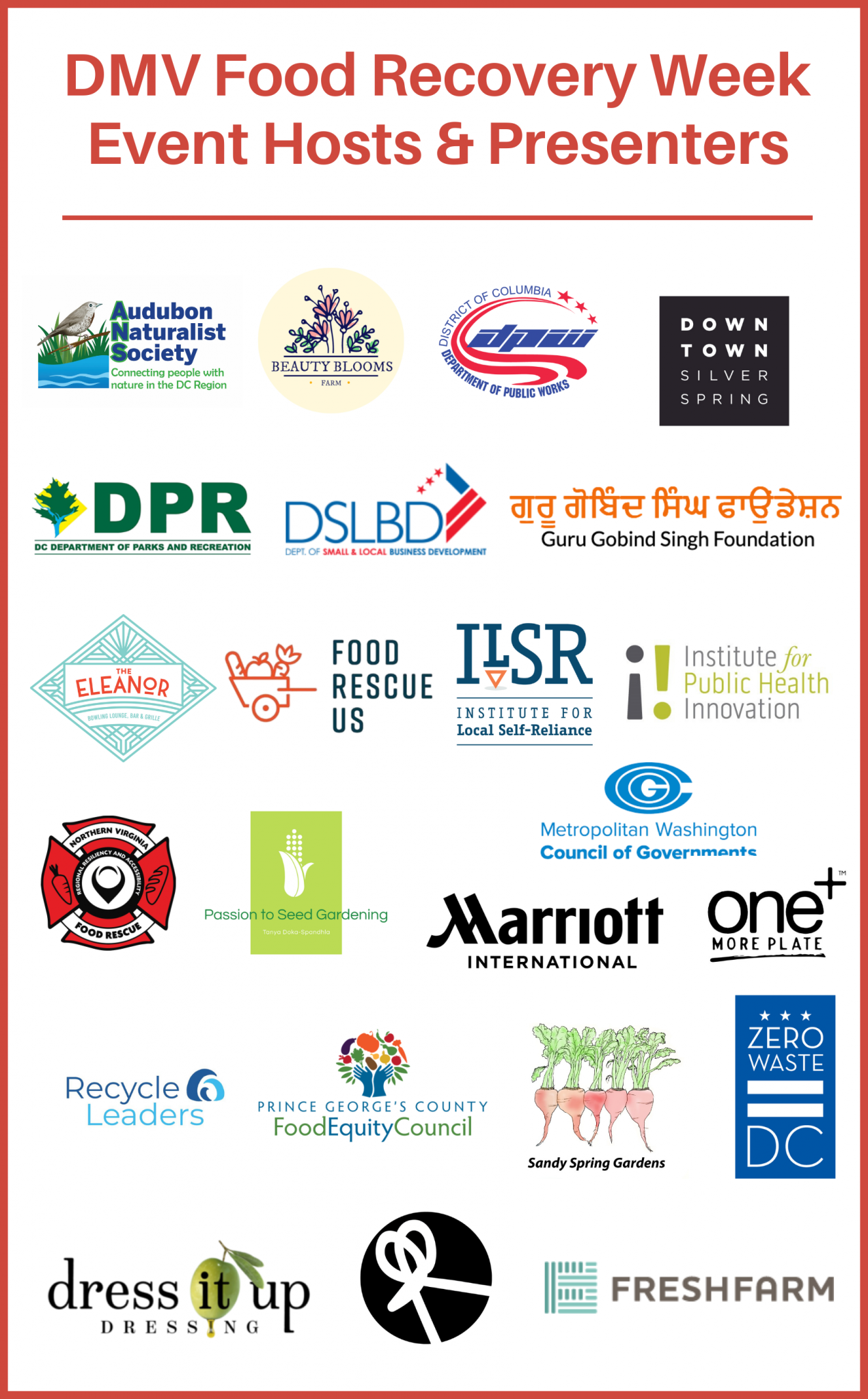 Food Recovery Week 2021 – Feed More, Waste Less